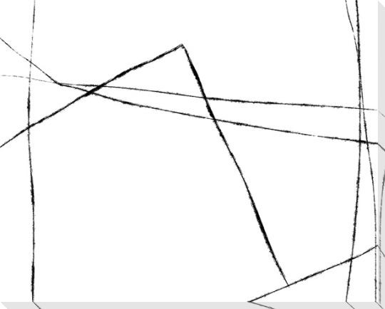Singularity of Line Part 1 Wrapped Canvas Giclee Art Print Wall Art ...