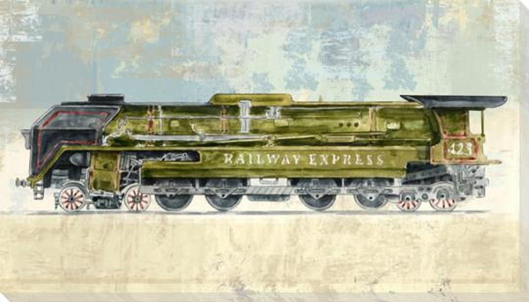 Engine 74 Wrapped Canvas Giclee Art Print Wall Art | Vintage ...