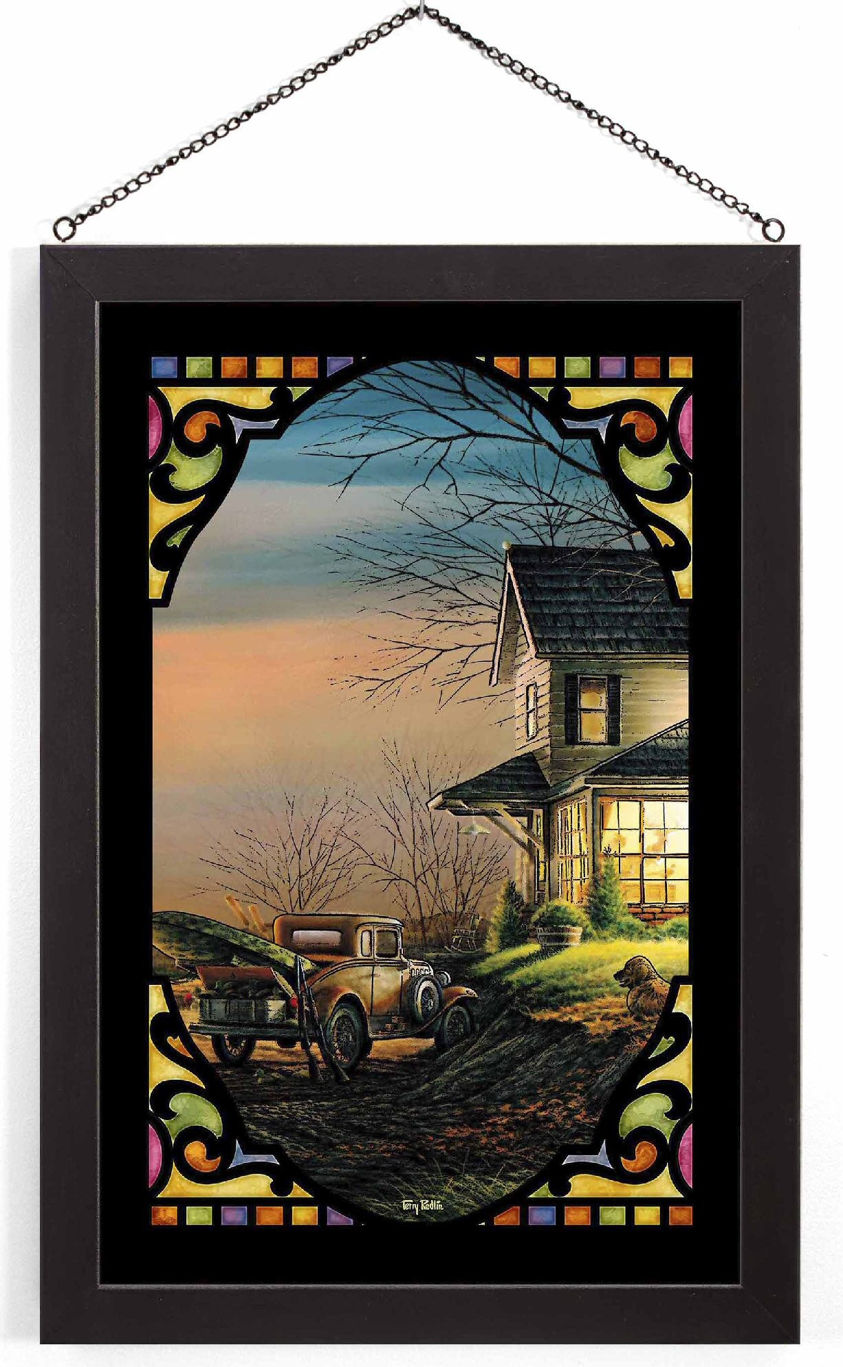 14" x 20" Special Memories Framed Glass Art - Wall Decor