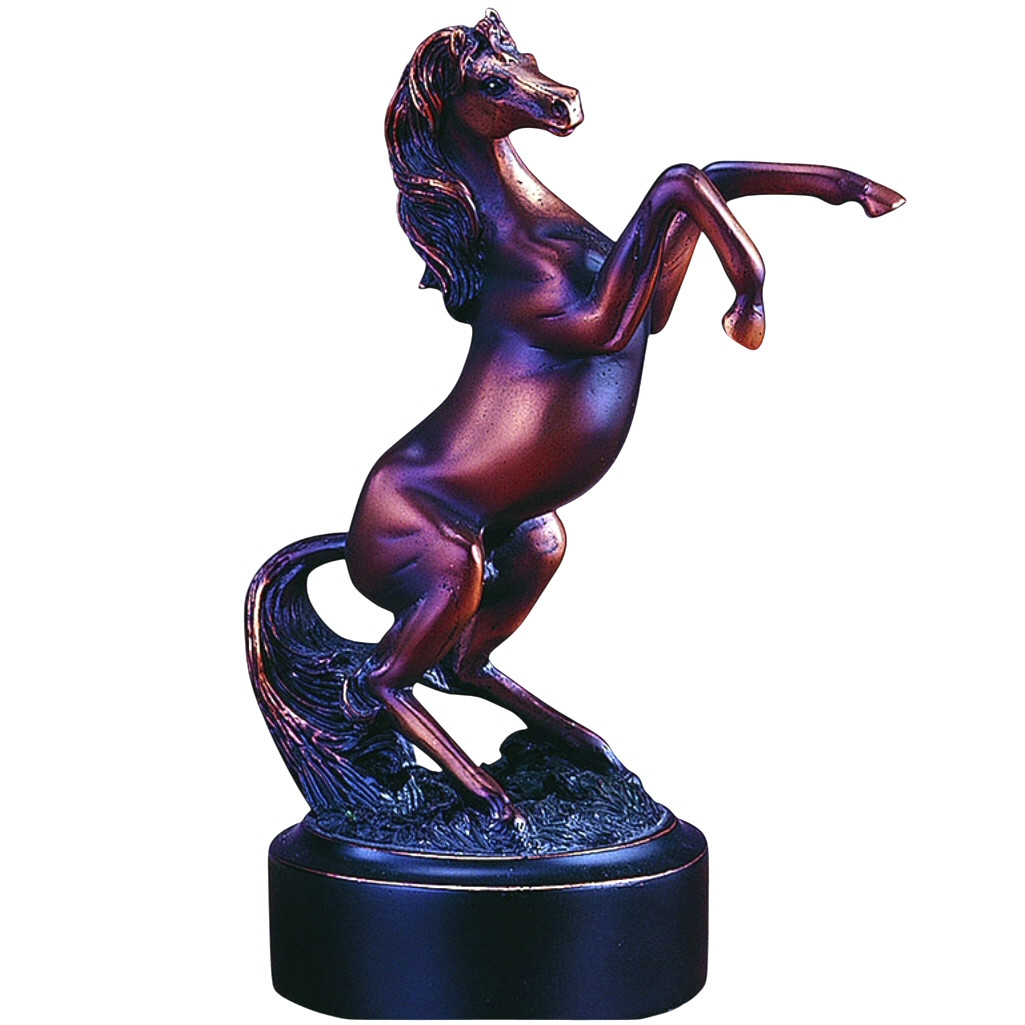 7" Horse Standing on His Back Legs Statue | Bronze Sculpture | Rustic ...
