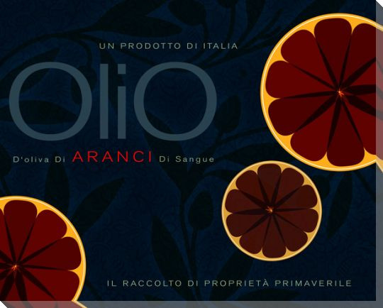Olio di Oliva Italian Olive Oil Wrapped Canvas Giclee Print Wall Art ...
