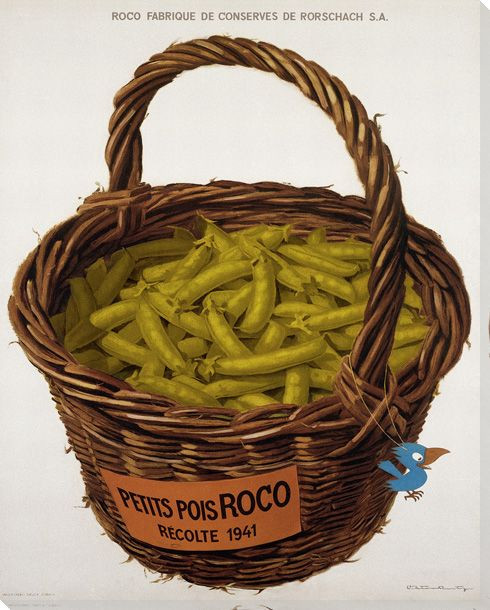 Petits pois Roco Wrapped Canvas Giclee Print Wall Art | Produce Wall ...