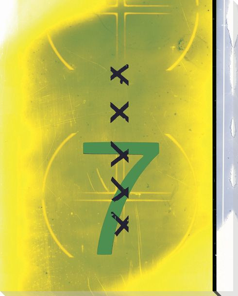 TV Countdown Number 7 Wrapped Canvas Giclee Print Wall Art - Wall Decor ...