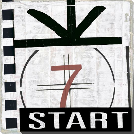 Film Reel "Start" Wrapped Canvas Giclee Print Wall Art - Wall Decor ...