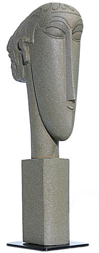Abstract Head Statue (1911 - 1912) by Modigliani - Museum Art Reproduction