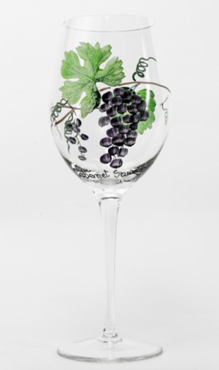 Dionysus Romanian Crystal Cabernet Sauvignon Wine Glasses Set Of 4