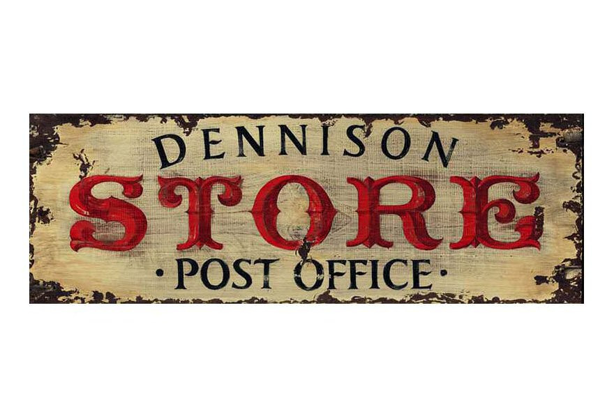 Customizable Dennison Store Post Office Vintage Style Wooden Sign ...