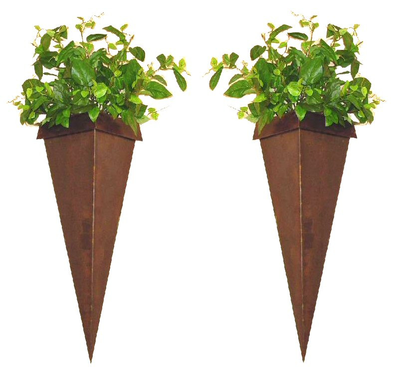 Palisades Wall Sconces Metal Wall Art, Set of 2 - Rustic Wall Decor