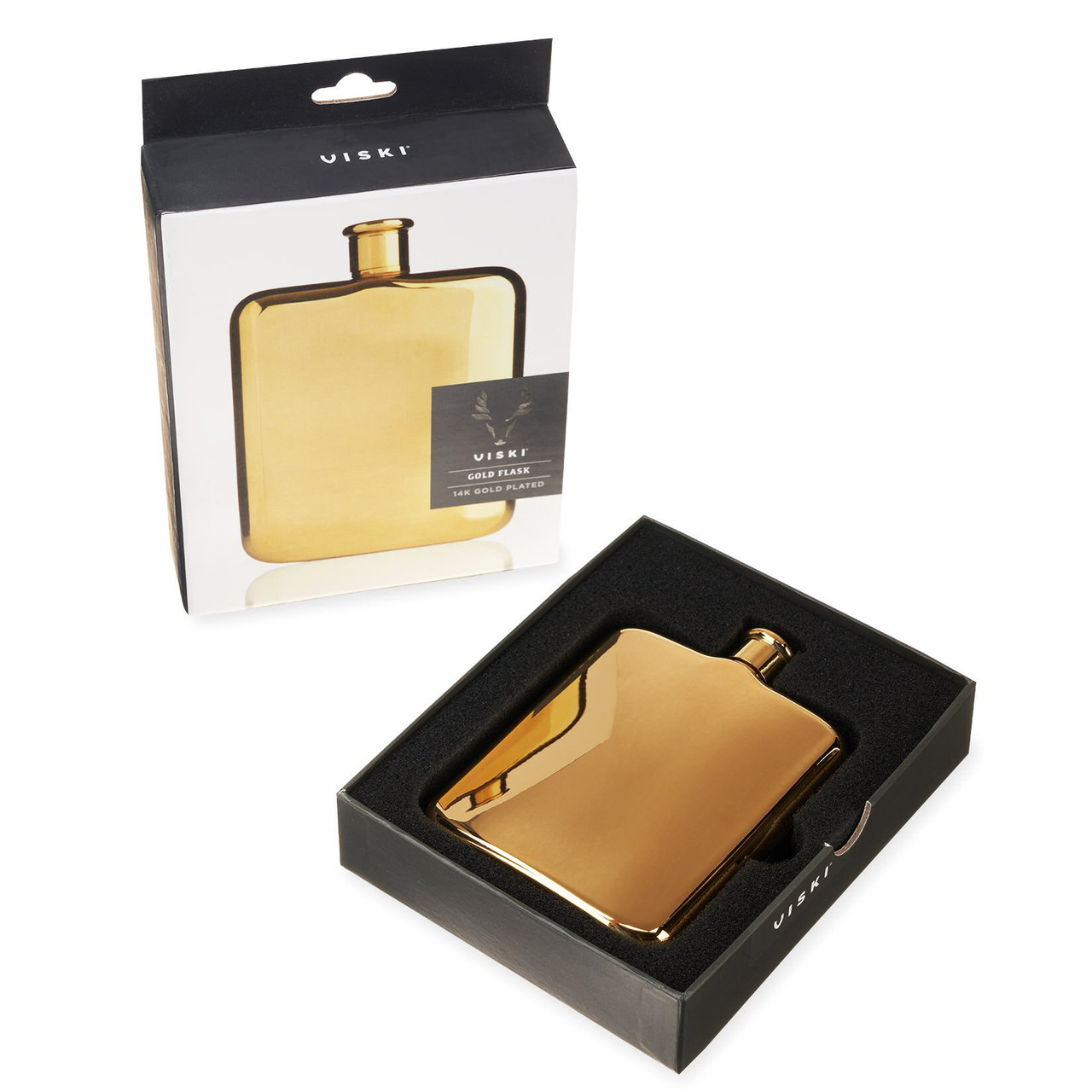 Gold Flask by Viski - Barware