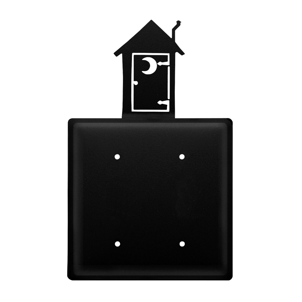 Outhouse Double Blank Switch Plate Cover - Wall Plate - Light Switch Cover
