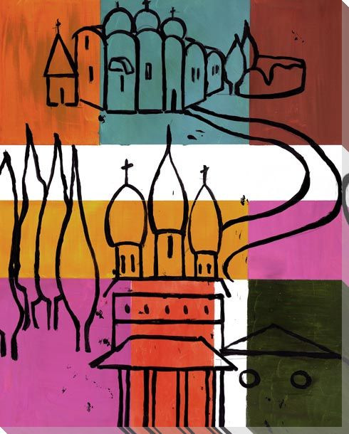 Building Block 1 Wrapped Canvas Giclee Art Print Wall Art - Wall Decor ...