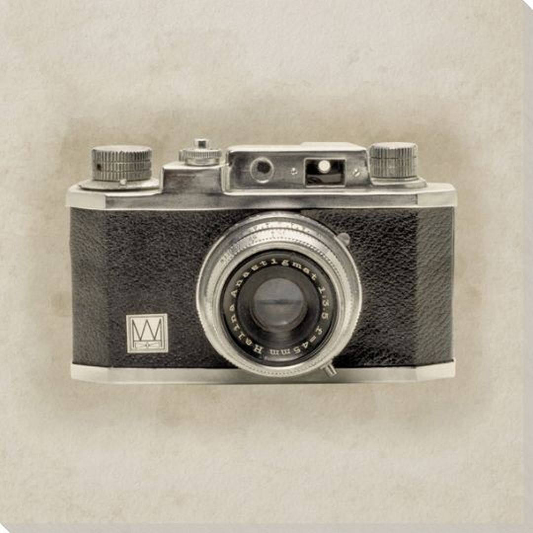 Vintage Camera 15 Wrapped Canvas Giclee Art Print Wall Art | Rustic ...