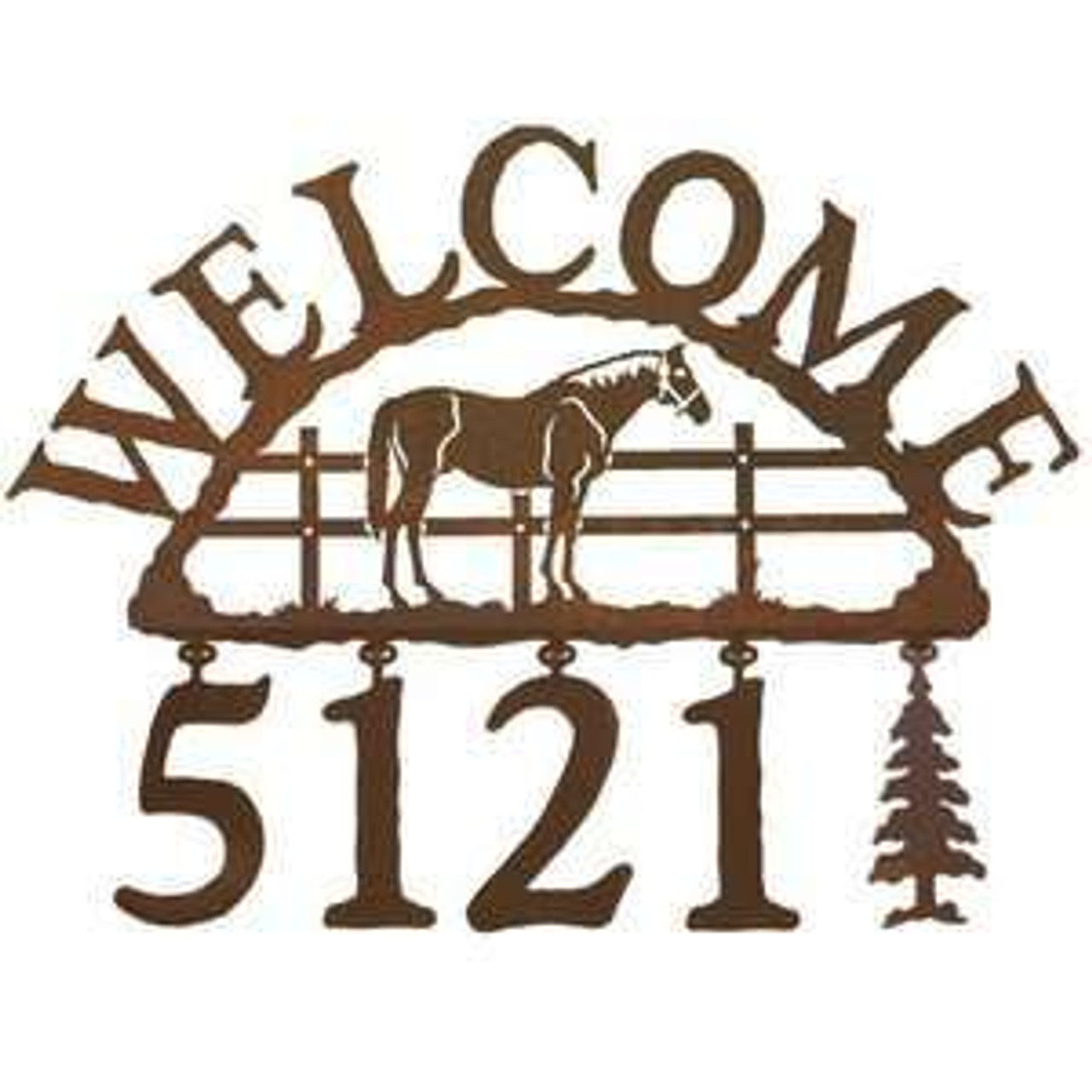 Shop Rustic Metal Western Welcome & Address Signs - Outdoor Decor