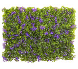 6" x 6" Purple and Green Clover Silk Plant Mat, Set of 12 - Artificial ...