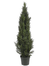 Nearly Natural 5' Mini Cedar Pine Tree, Indoor Outdoor - Artificial ...