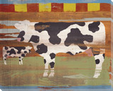 County Fair Cow Wrapped Canvas Giclee Print Wall Art | Farm Themed Wall ...