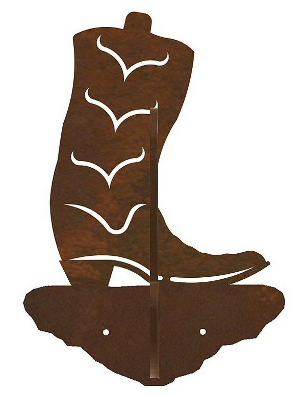 Cowboy Boot Double Metal Wall Hook