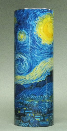 Starry Night Ceramic Vase by Van Gogh - Museum Art Reproduction