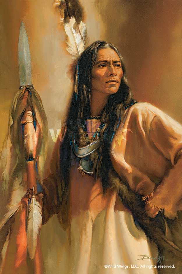 Spirit Seekers Native American Art Print Wall Art - Wall Decor - Wild Wings