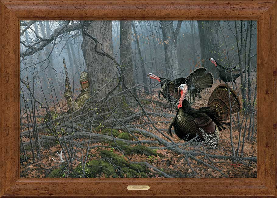 If Looks Could Kill Turkey Hunting Framed Canvas Art Print Wall Art ...