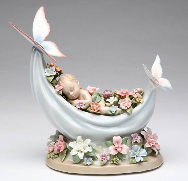 Book Flower Musical Music Box Sculpture - Cosmos