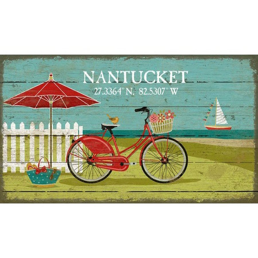 Customizable Virginia Beach Coastal with Latitude Vintage Style Metal ...