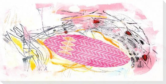 Adios Wrapped Canvas Giclee Art Print Wall Art | Abstract Home Wall Decor