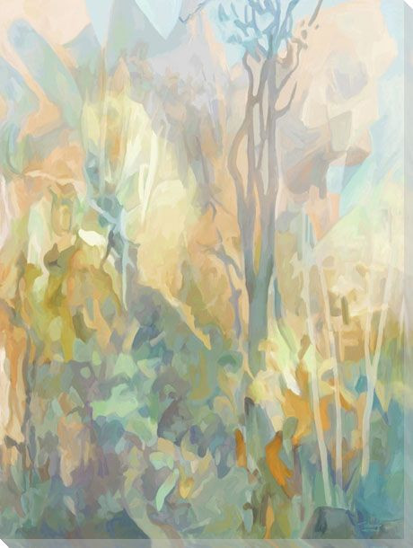Forest Morning 2 Wrapped Canvas Giclee Art Print Wall Art | Scenic ...