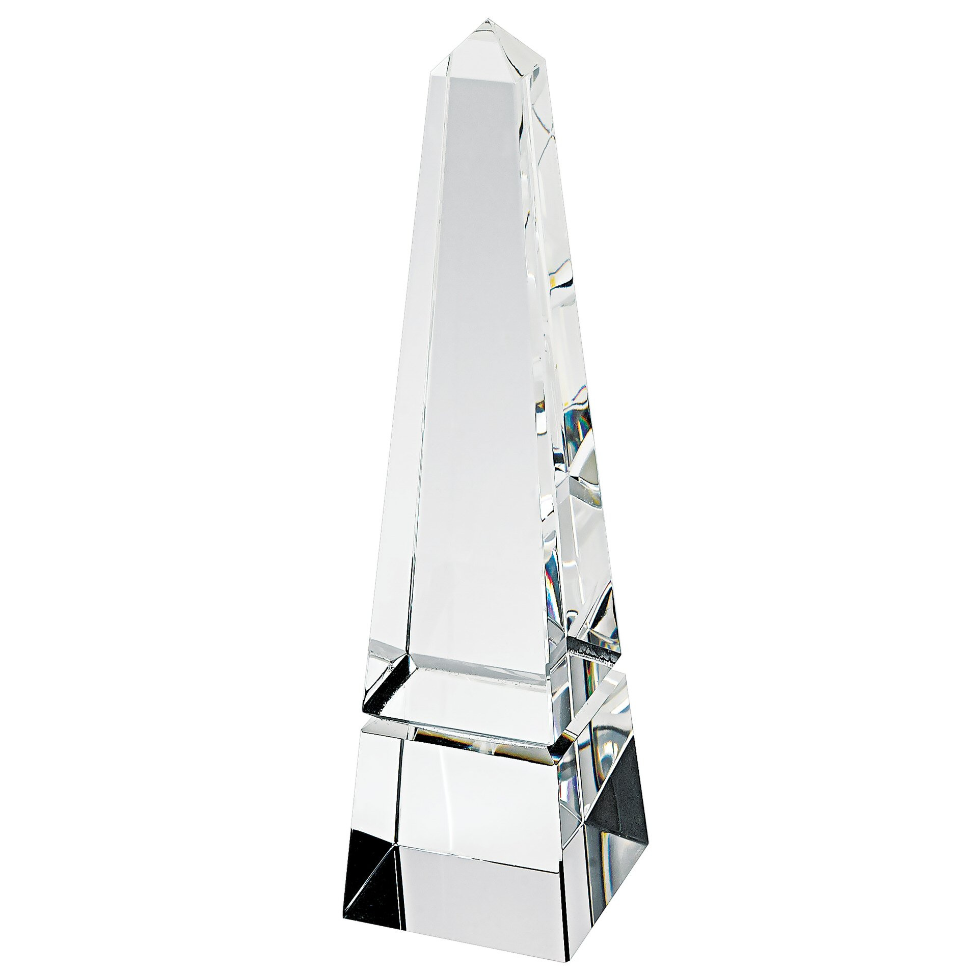 22" Crystal Obelisk Sculpture - Dessau Home - APL434