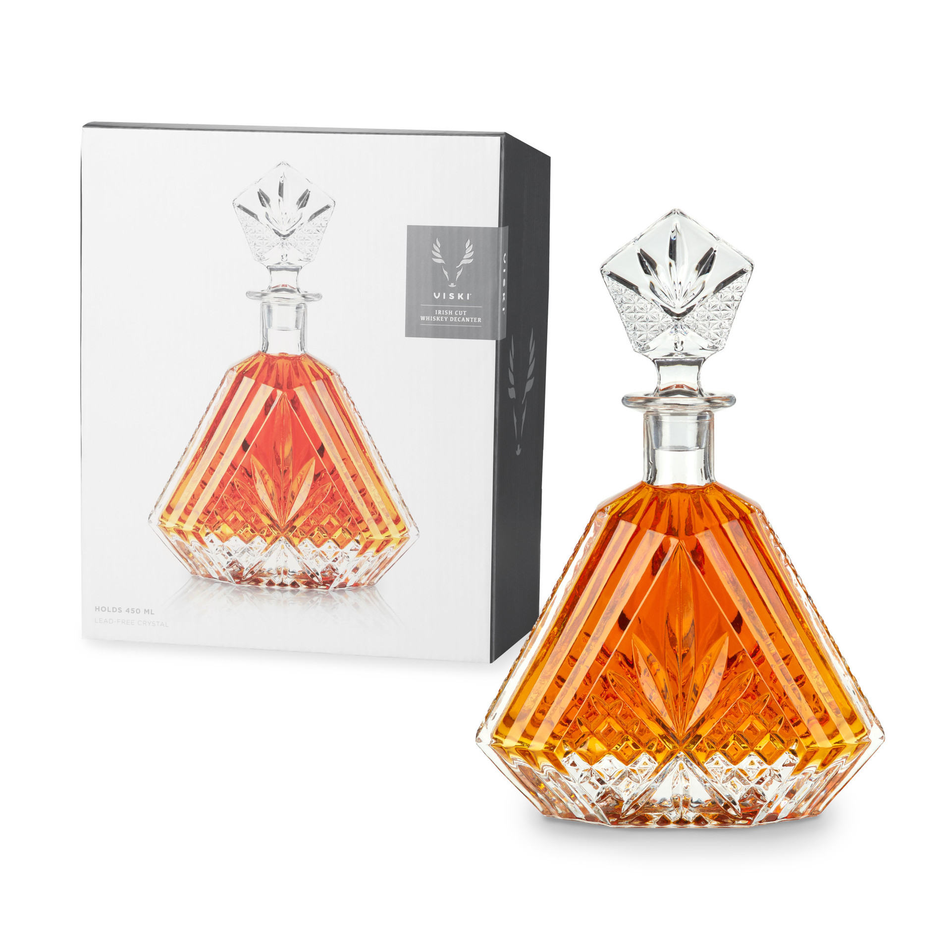 Irish Cut Whiskey Decanter by Viski - Barware