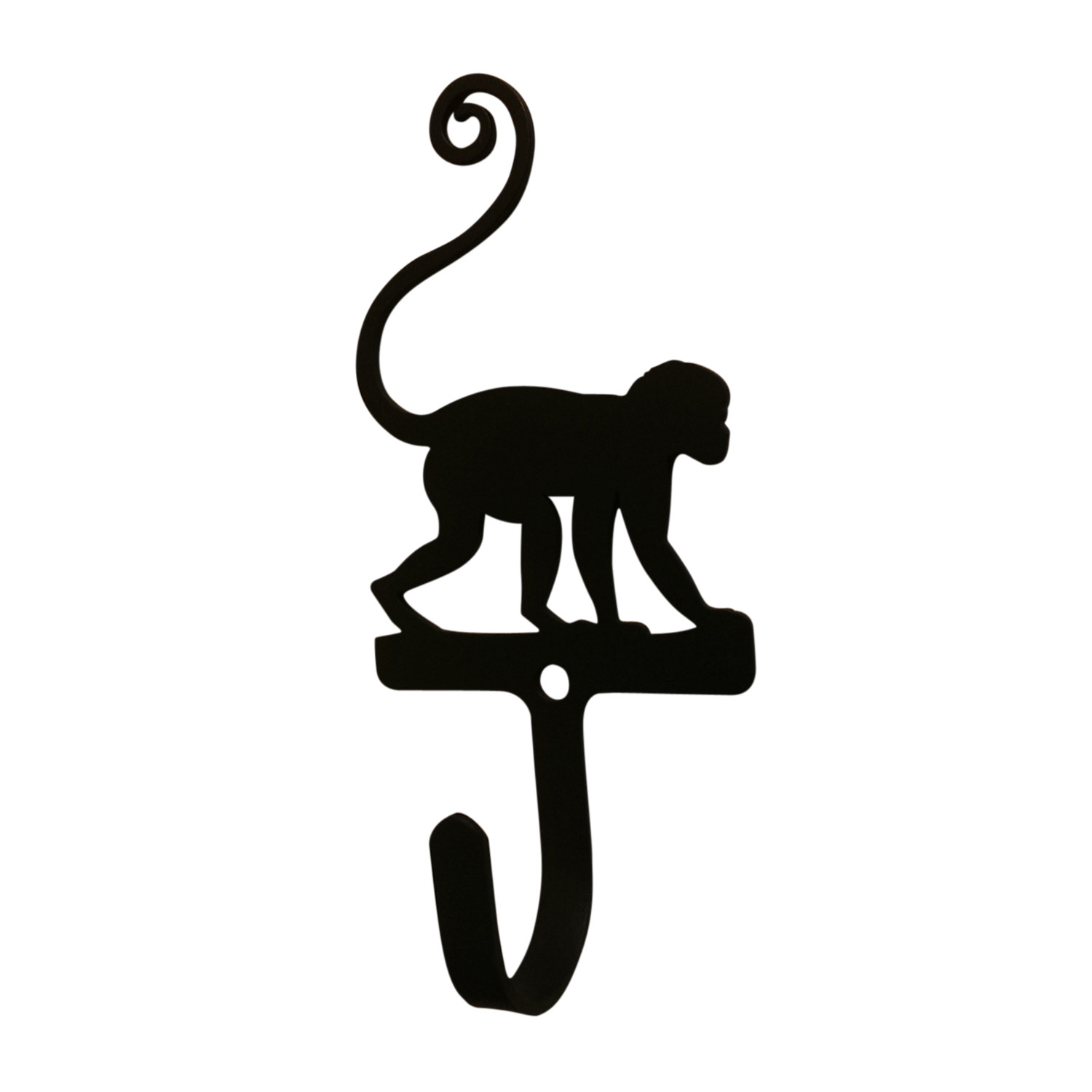Monkey Small Metal Wall Hook - Wall Decor