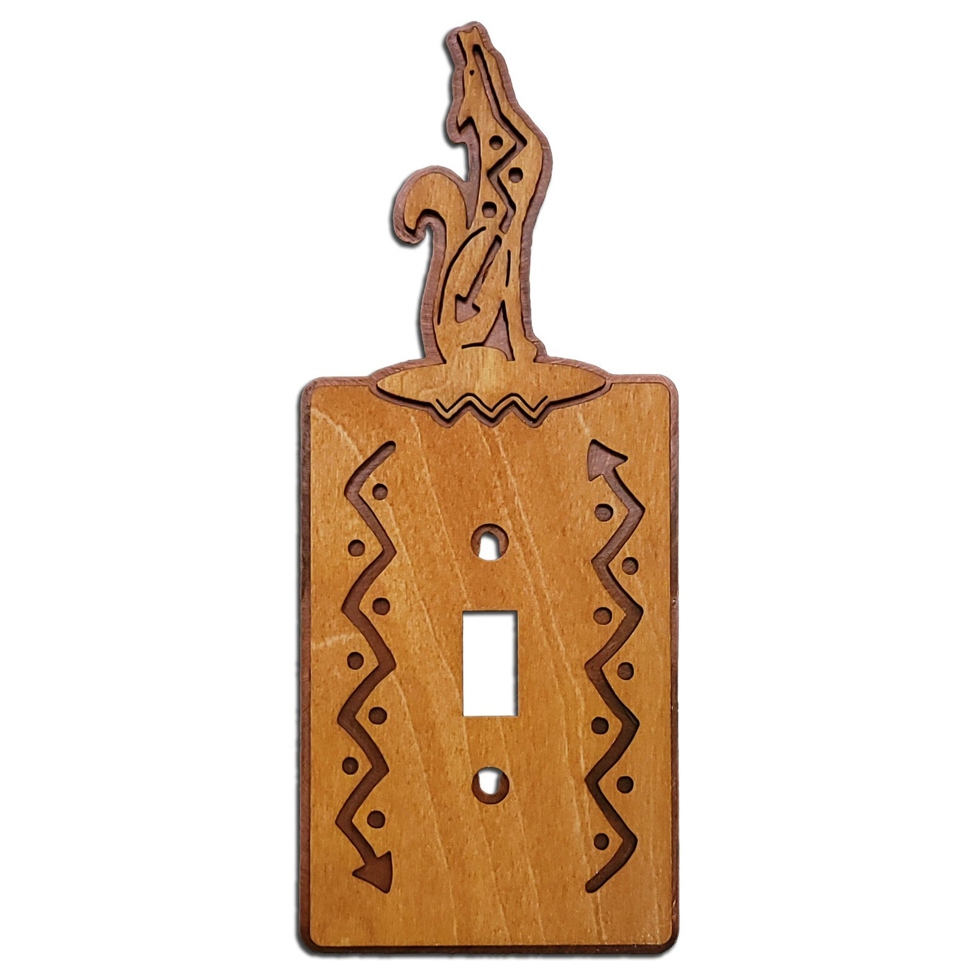 Coyote Single Toggle Arrows Metal And Wood Switch Plate Cover Wall