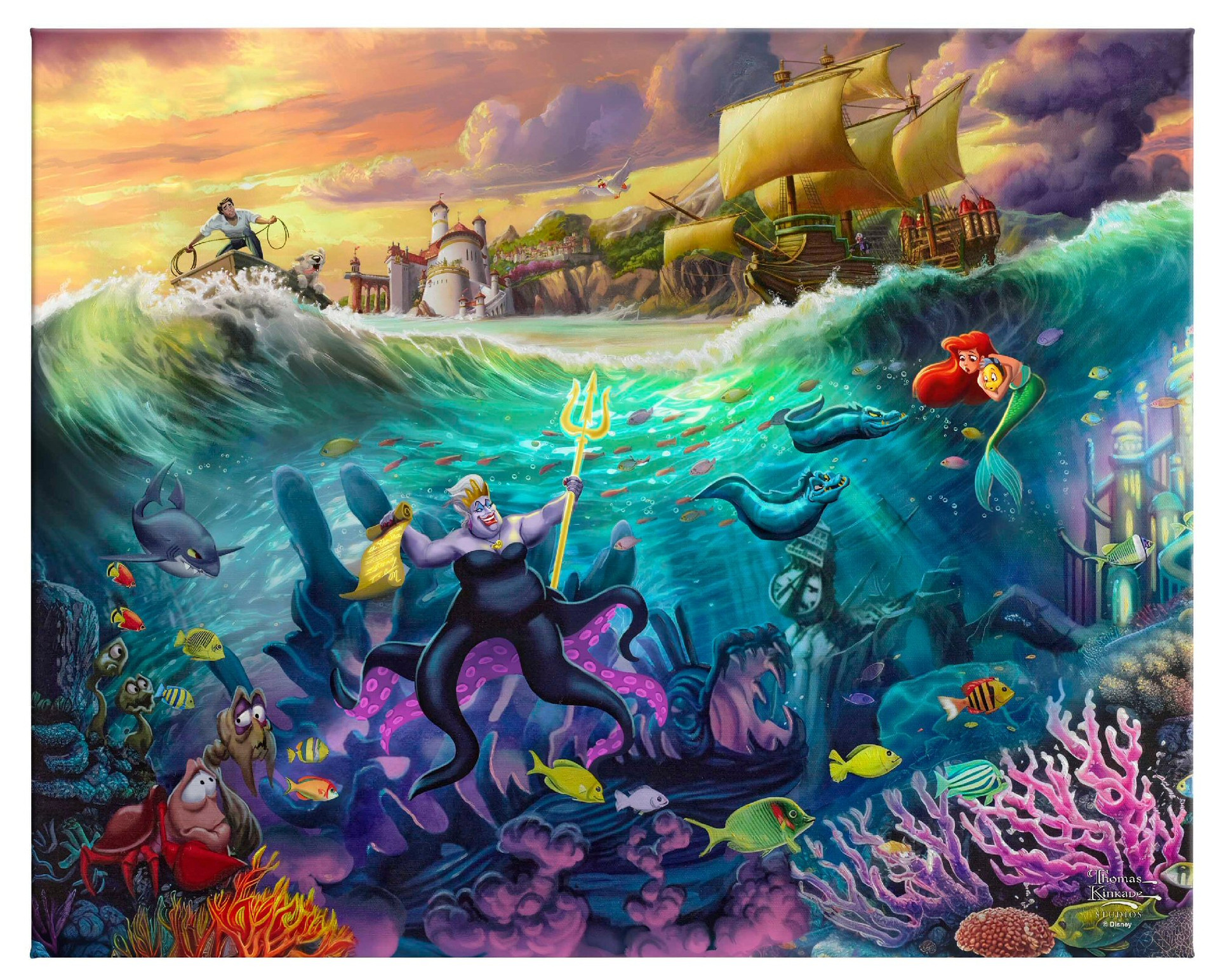 24" x 30" Disney Robin Hood Wrapped Canvas Wall Art - Wall Decor