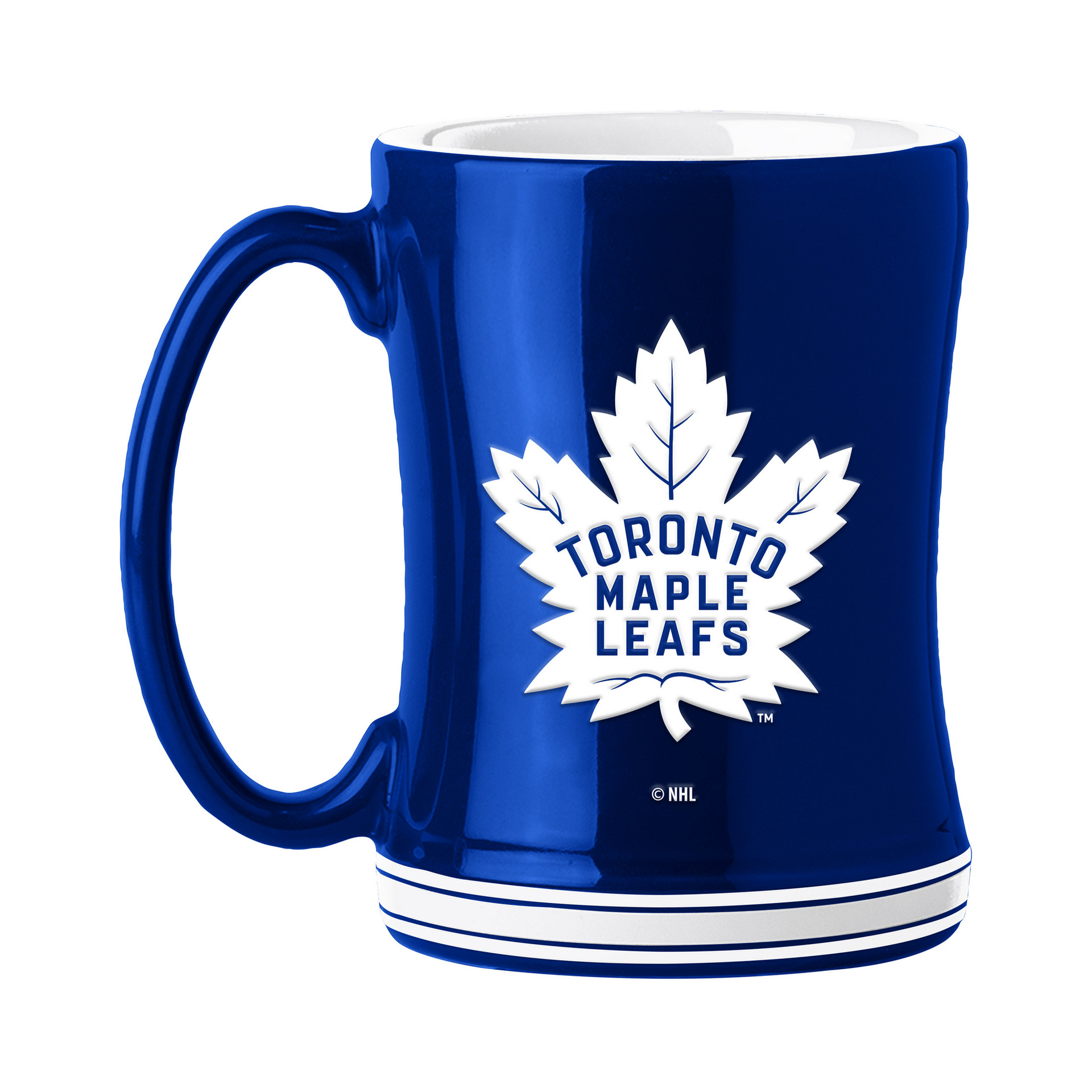 Toronto Maple Leafs 14oz Blue Ceramic Coffee Mug | Licensed NHL Team ...