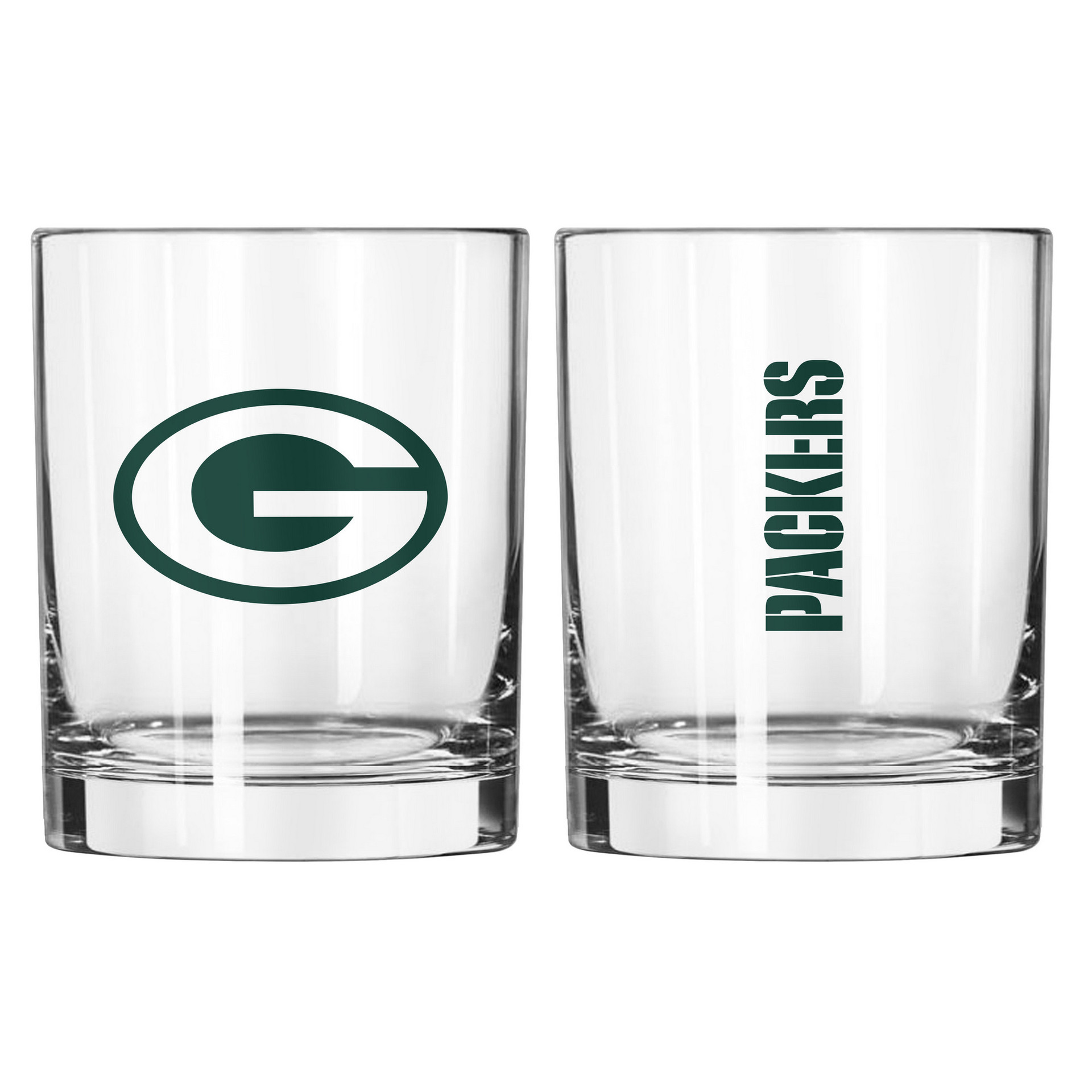 Green Bay Packers 14oz Gameday DOF Rocks Glass | Official NFL Team ...