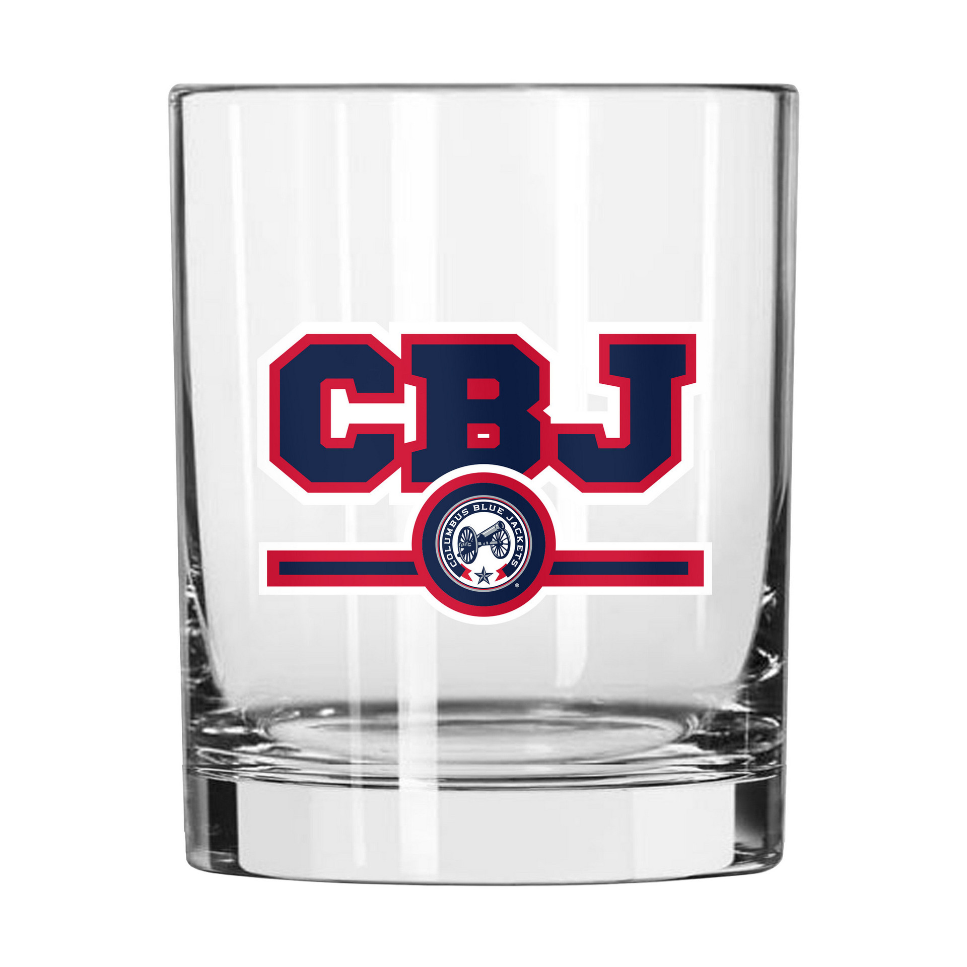 Columbus Blue Jackets 14oz Letterman DOF Rocks Glass | Licensed NHL ...