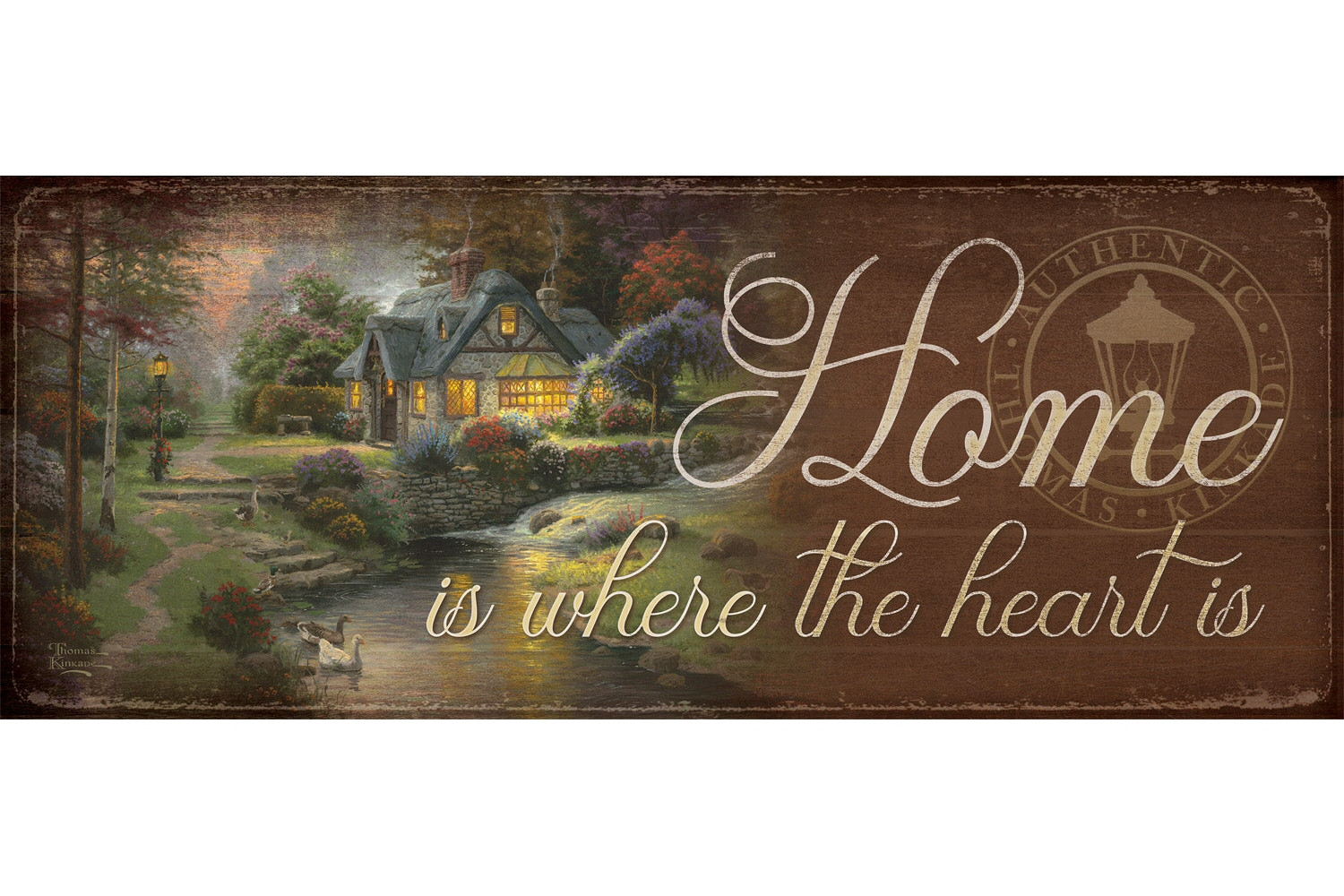 Stillwater Cottage Home Is Where the Heart Is Wood Sign | Cottage Decor