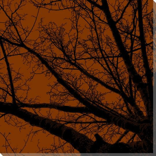 Rust Cross Wrapped Canvas Giclee Print Wall Art - Wall Decor - Artwork