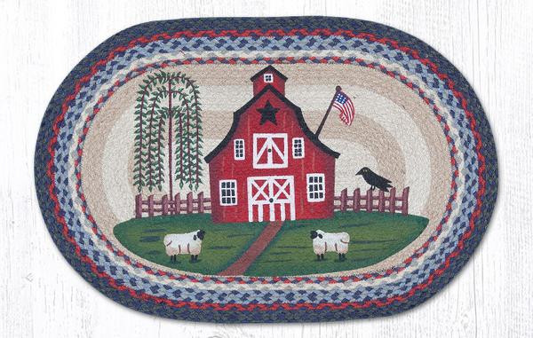 20" x 30" Joyful Harvest Braided Jute Oval Rug by Sandy Clough - Floor ...