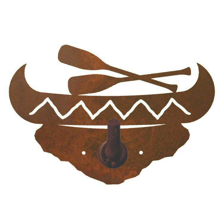Canoe Metal Robe Hook | Lodge Cabin Hardware