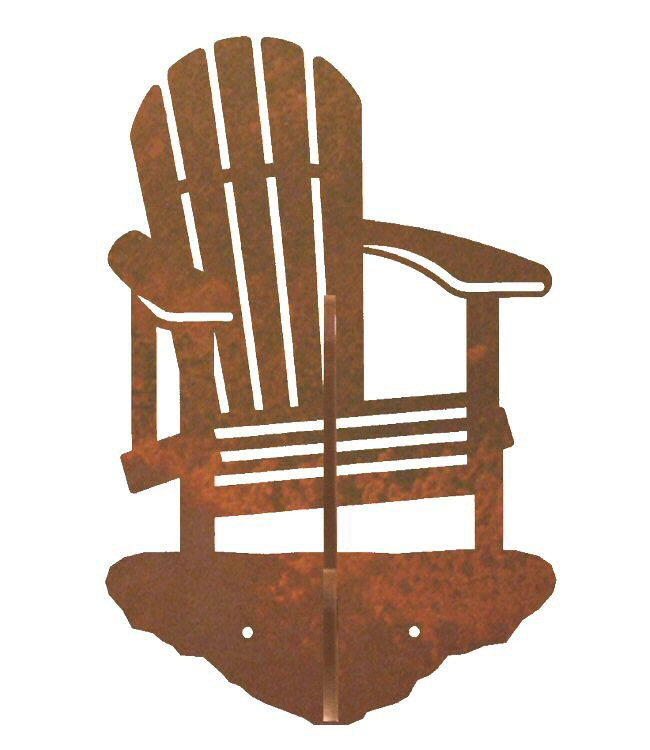 Adirondack Chair Double Metal Wall Hook | Rustic Cabin Lodge Decor