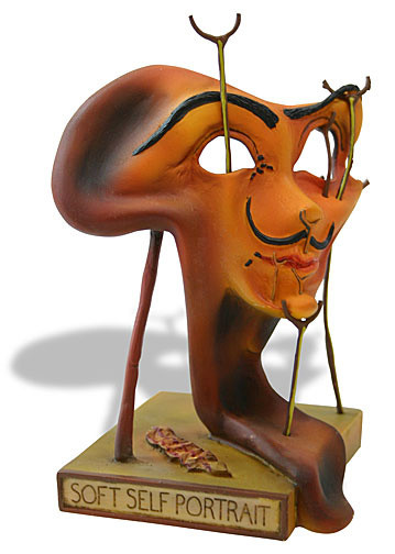 Self Portrait with Fried Bacon Surrealism Statue by Salvador Dali ...