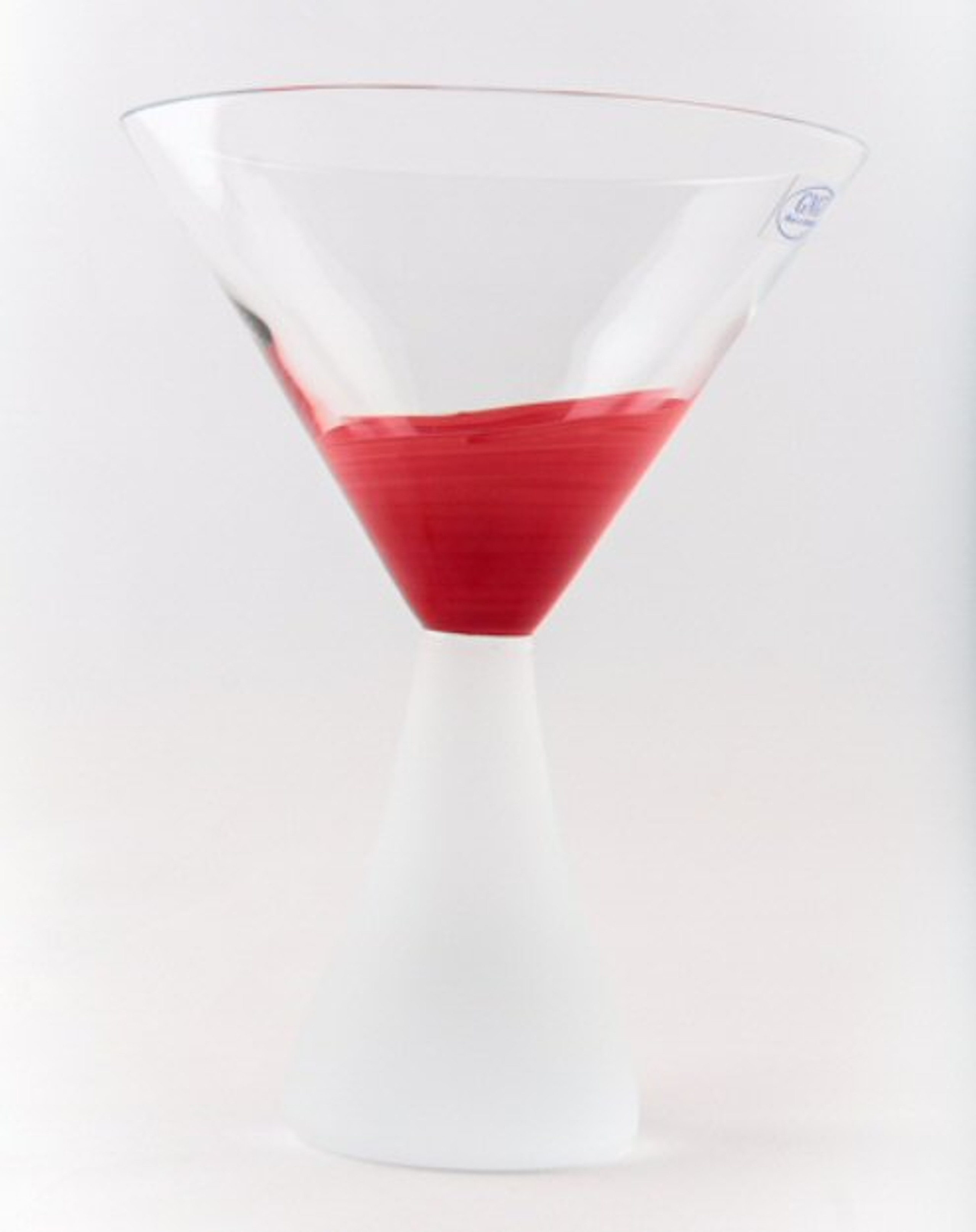 Crimson Romanian Crystal Martini Glasses Set Of 4 Stemware Drinkware