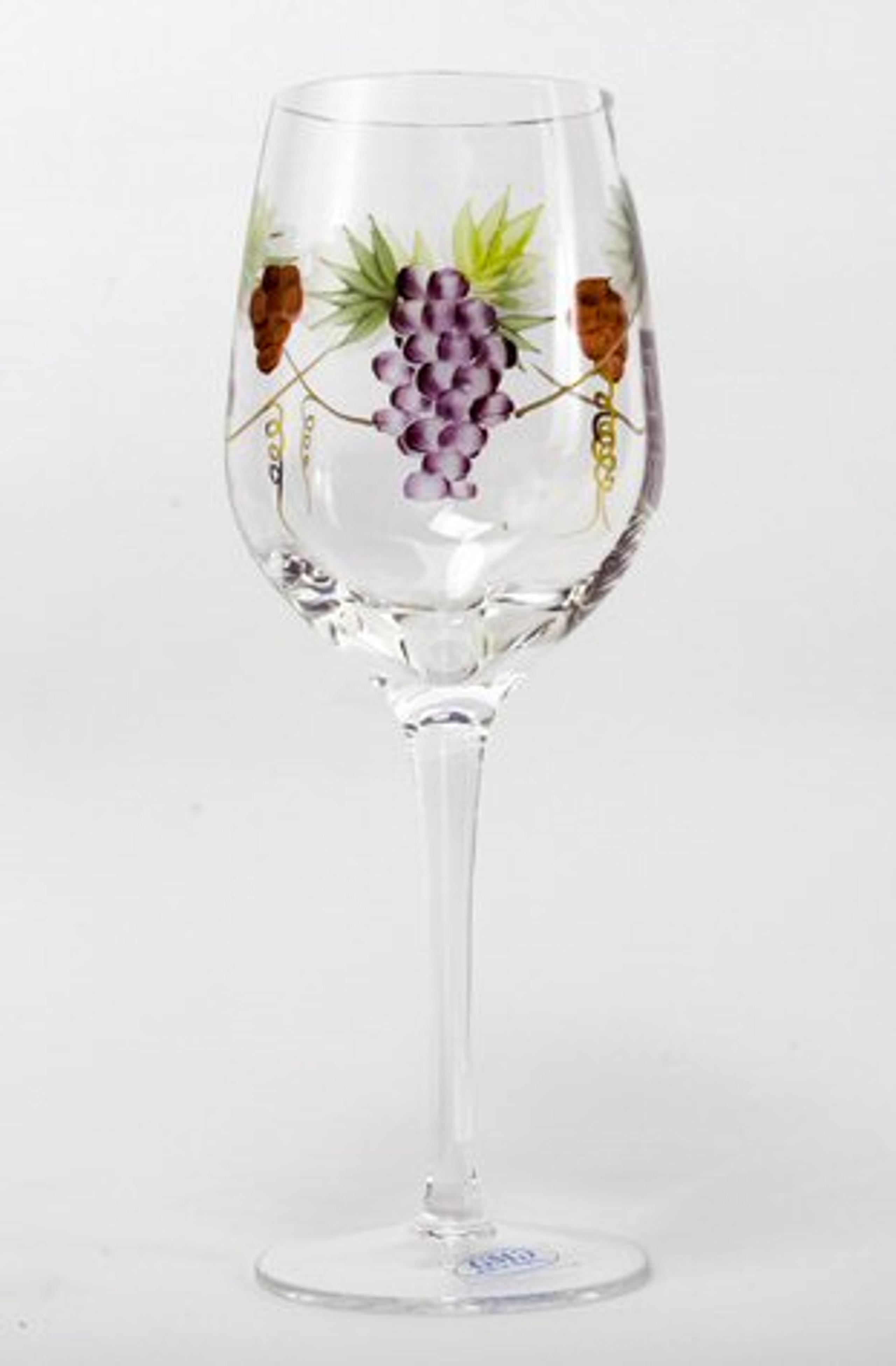 Orleans Romanian Crystal White Wine Glasses Set Of 4 Stemware