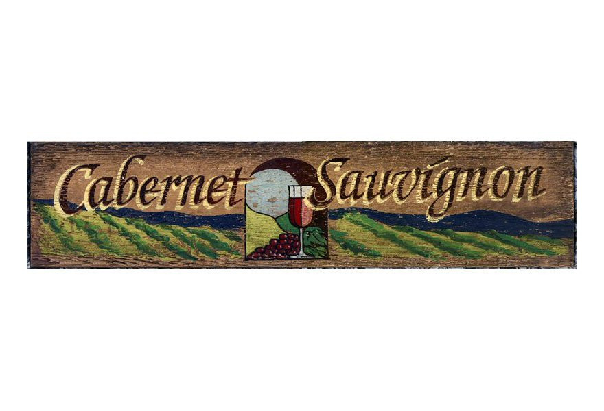 Customizable Cabernet Sauvignon Vintage Style Wooden Sign ...