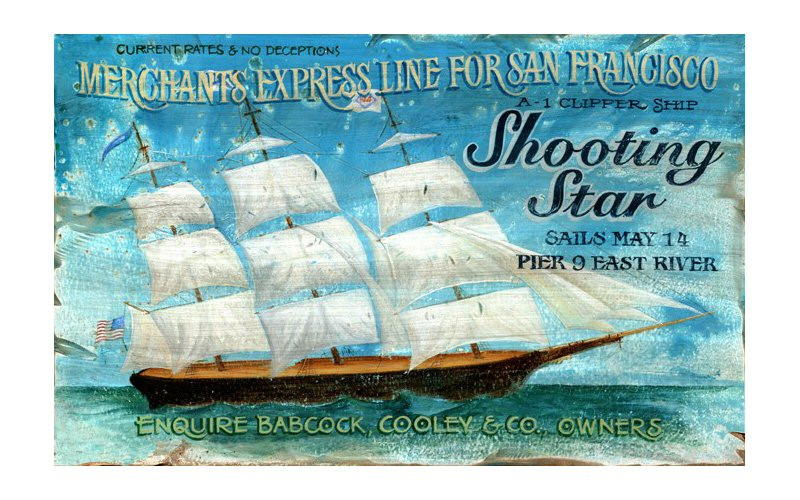 Customizable Shooting Star Vintage Style Wooden Sign - Personalized ...