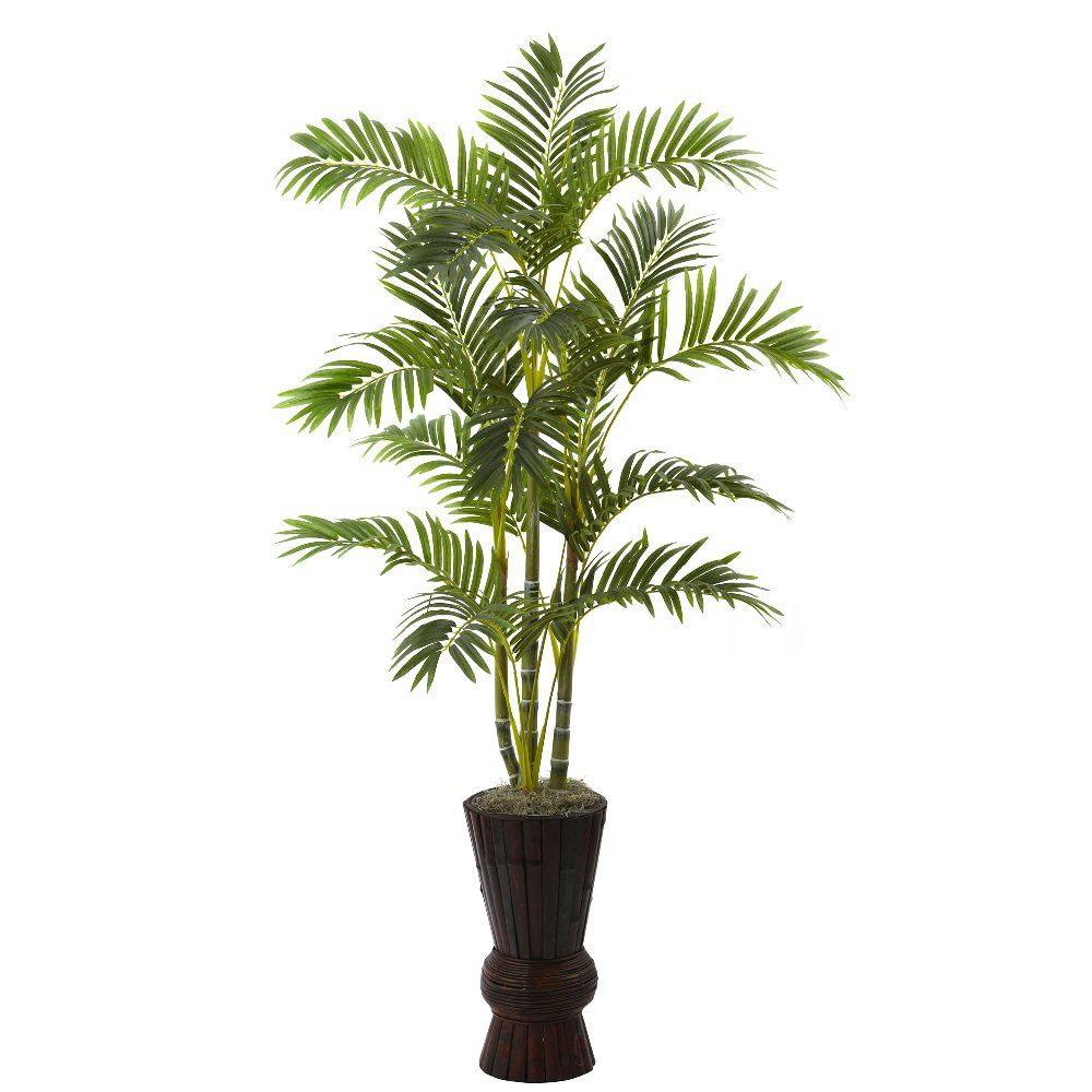 4' Poinsettia Berry Topiary Silk Tree with Decorative Planter ...