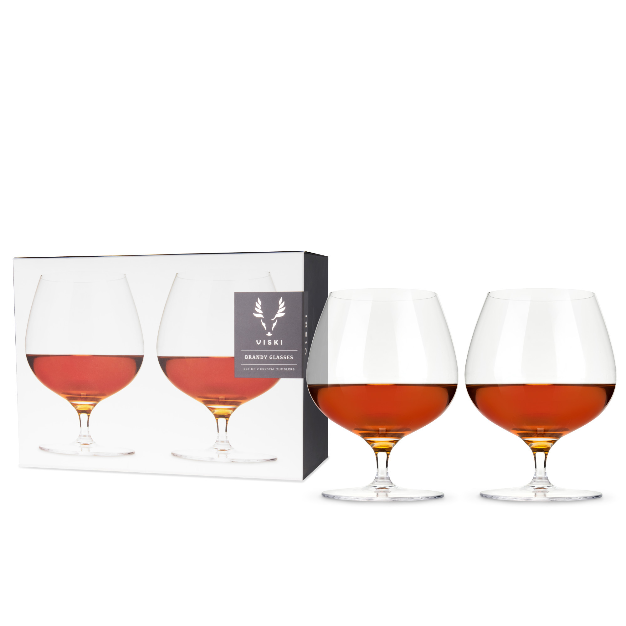 Crystal Negroni Glasses by Viski, Set of 2 - Drinkware