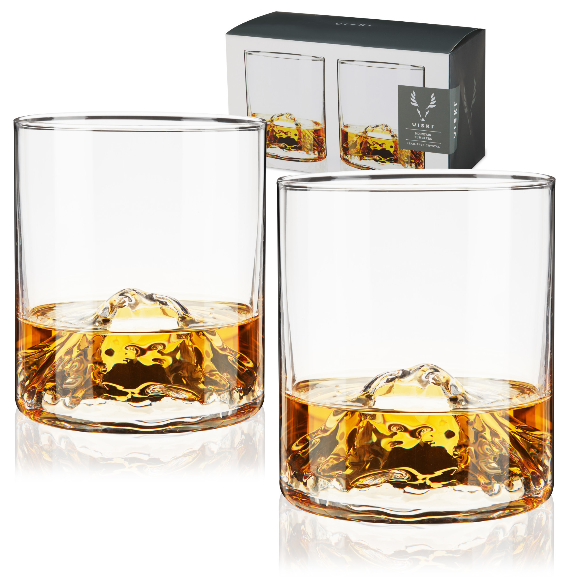 Mountain Tumblers by Viski, Set of 2 - Drinkware
