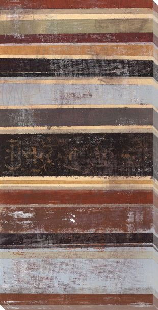 Rustic Texture Panel II Wrapped Canvas Giclee Print Wall Art ...